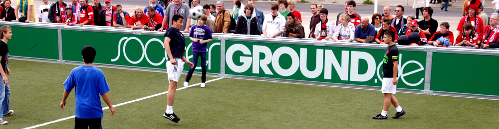 Rooftop Soccer - Upper 90 rooftop soccer pitches, Queens, New York