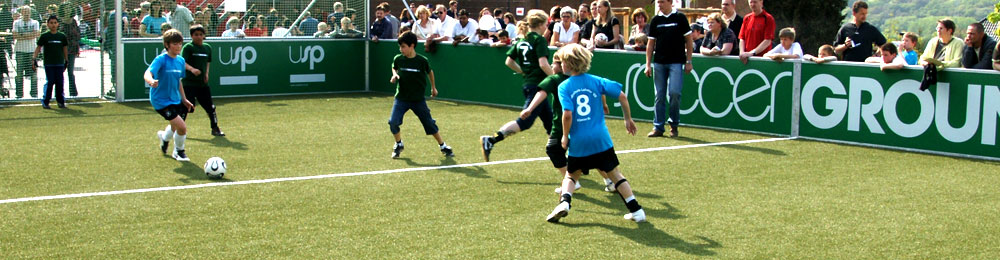Rooftop Soccer - Upper 90 rooftop soccer pitches, Queens, New York