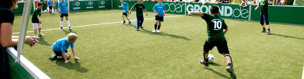 Rooftop Soccer - Upper 90 rooftop soccer pitches, Queens, New York