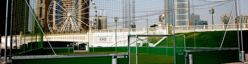 Rooftop Soccer - Upper 90 rooftop soccer pitches, Queens, New York
