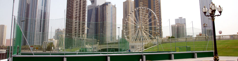 Rooftop Soccer - Upper 90 rooftop soccer pitches in Queens, New York